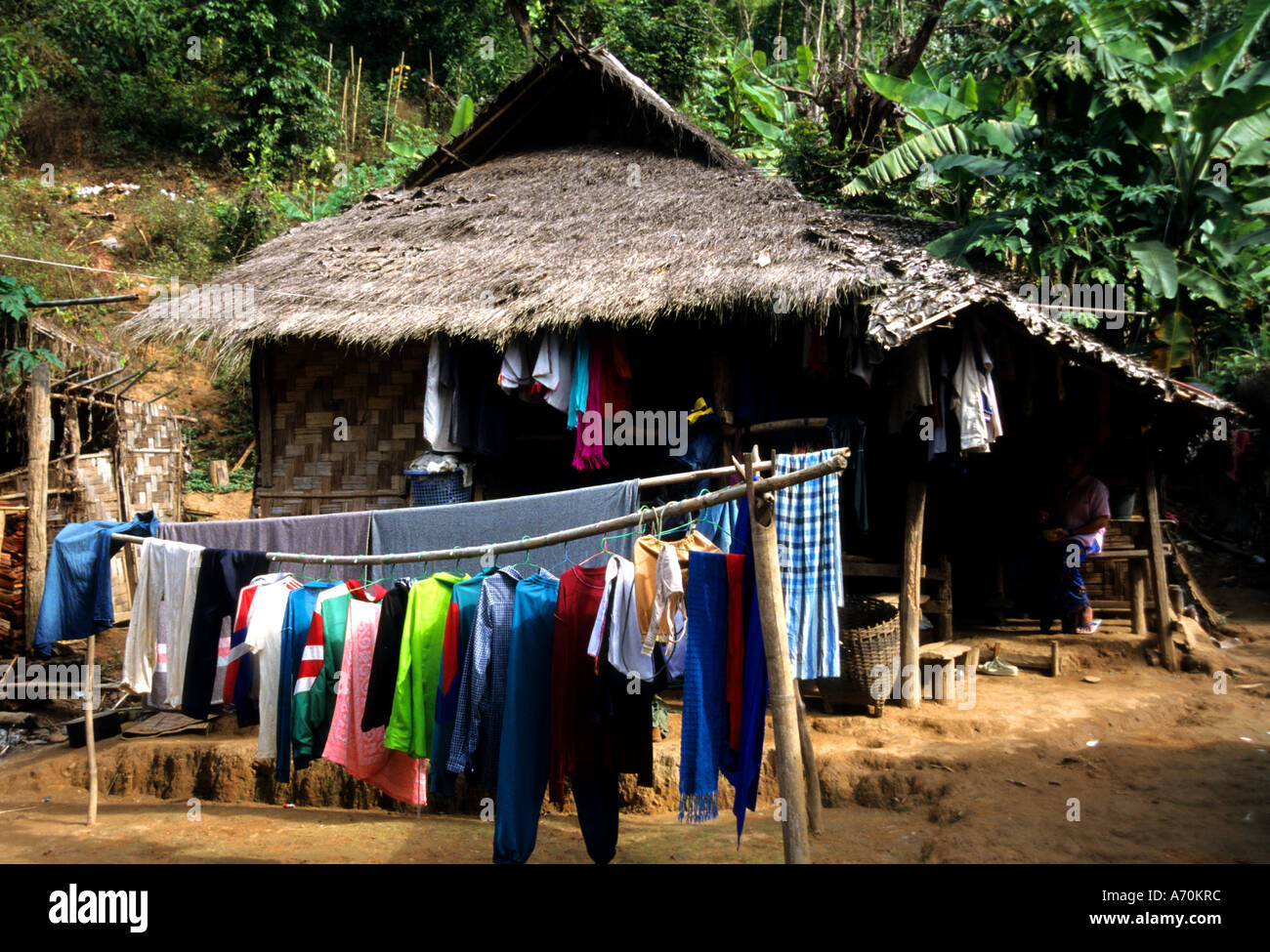 Padong Longneck Thailand Burmese refugee Necklace Stock Photo - Alamy