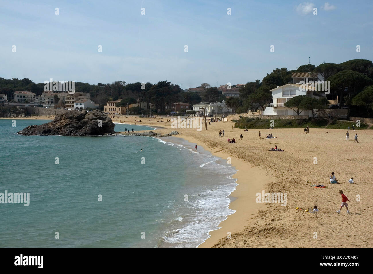 Beach at La Fosca Spain Stock Photo - Alamy