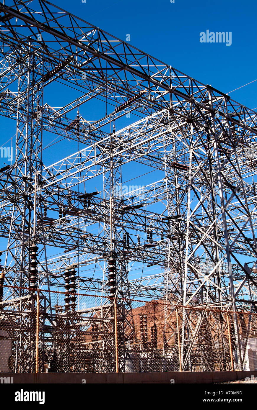 Electrical plant at the hoover dam Stock Photo - Alamy