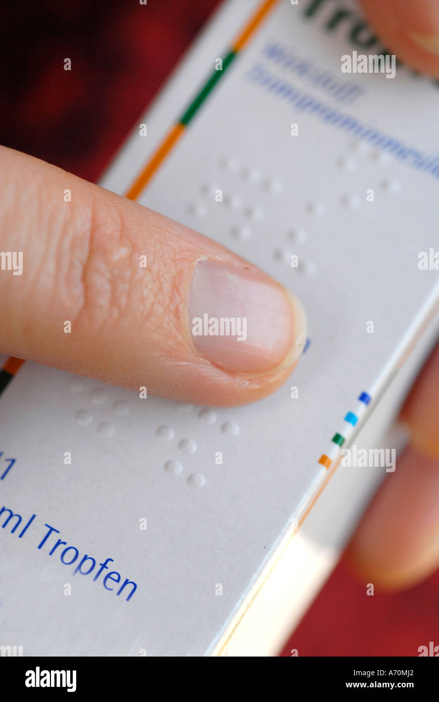 How to read braile hi-res stock photography and images - Alamy