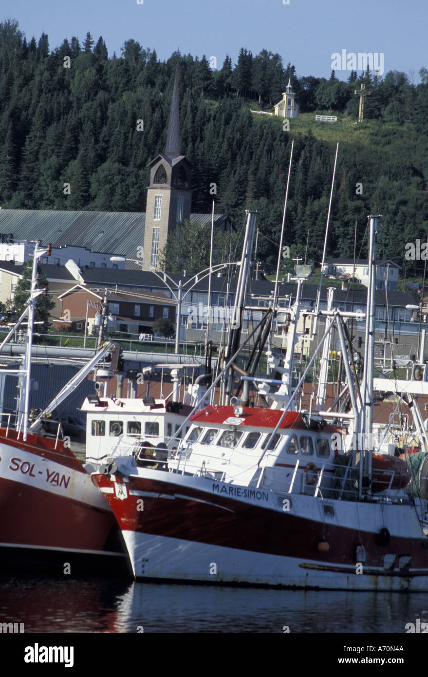 North America, Canada, Quebec, Gaspe Peninsula (Gaspesie), Riviere-au ...