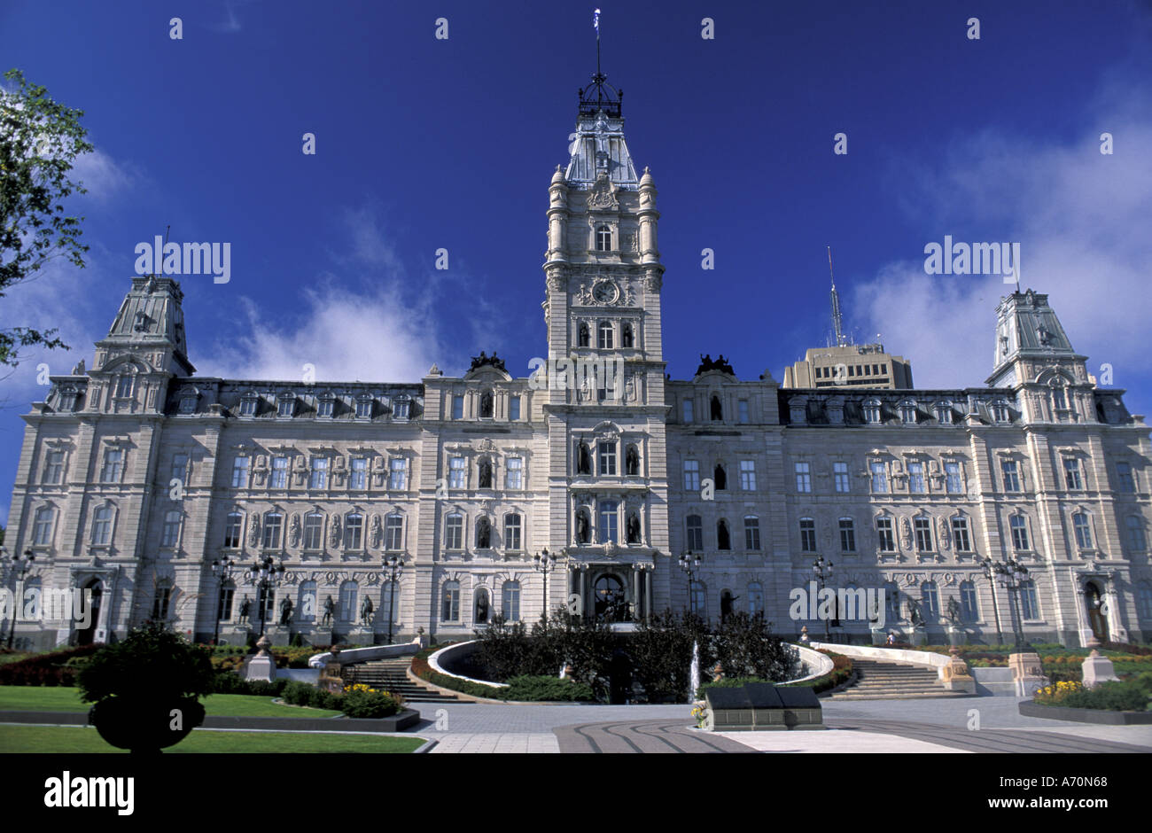 Canada, Quebec, Quebec City. National Assembly Building (1877 Stock ...