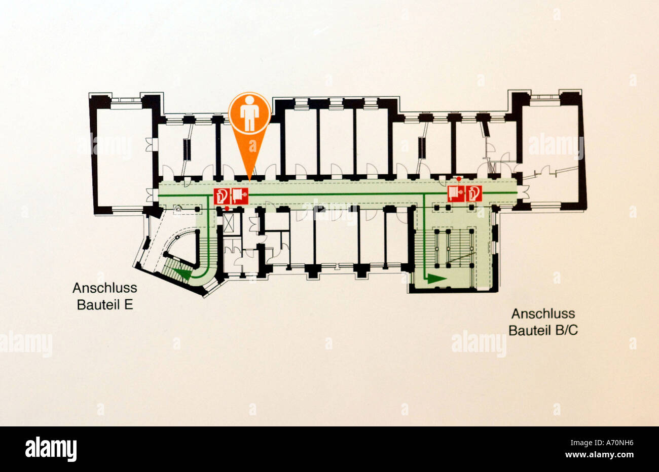 Escape route. Means of escape Stock Photo - Alamy