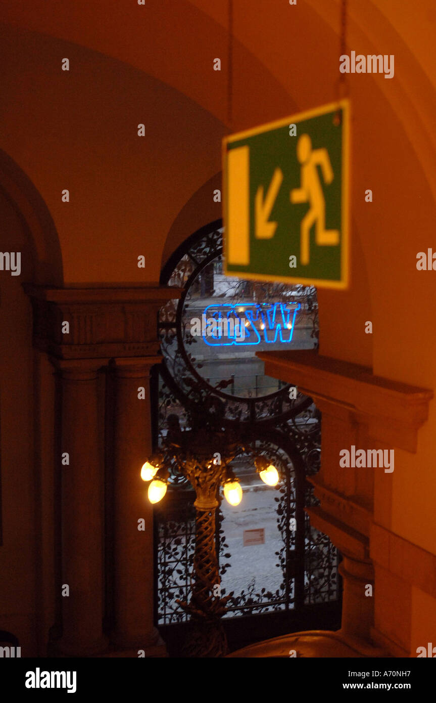 Escape route. Means of escape Stock Photo - Alamy