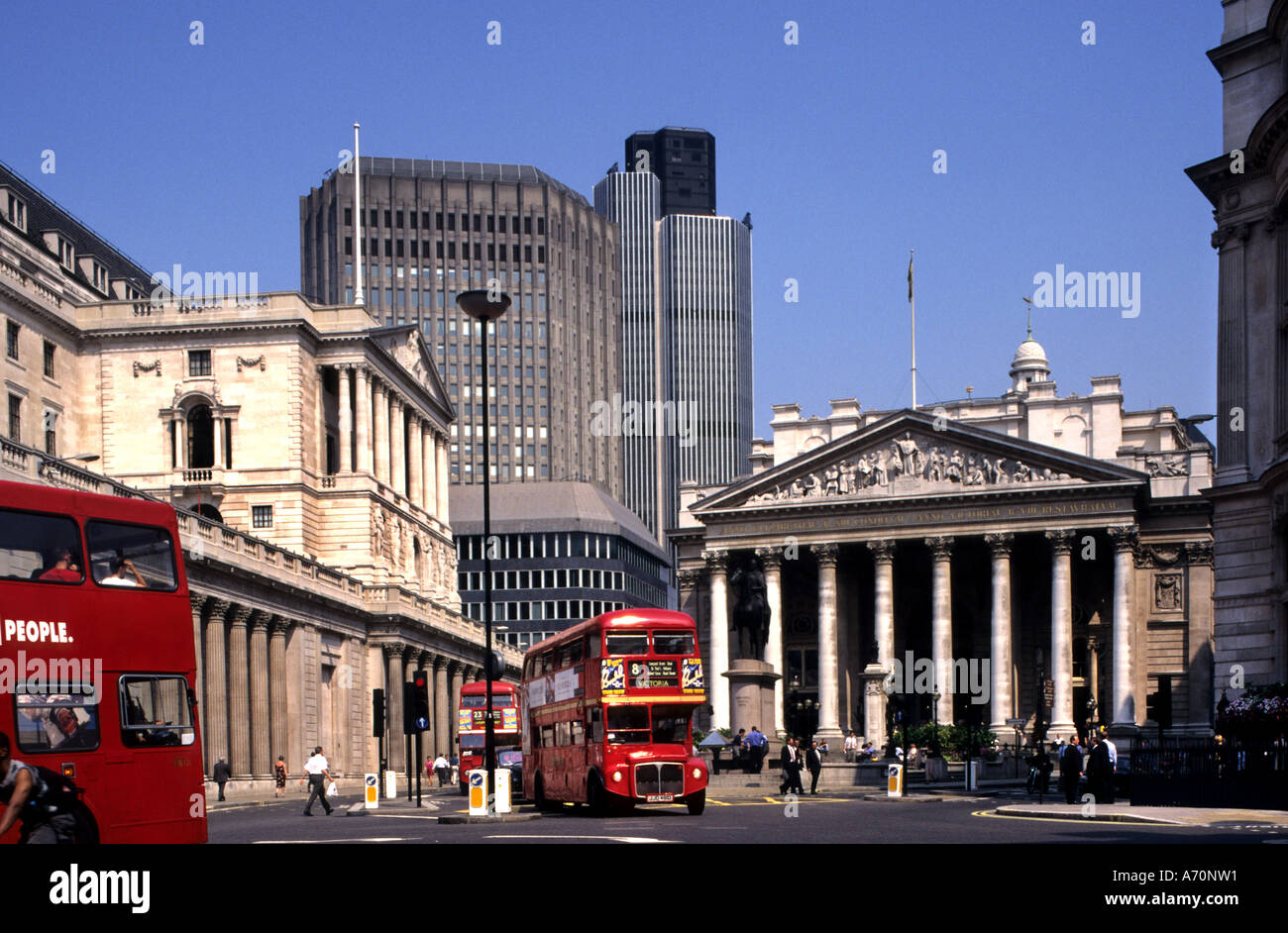 The Royal Exchange City Stock Bank Banking London Stock Photo - Alamy