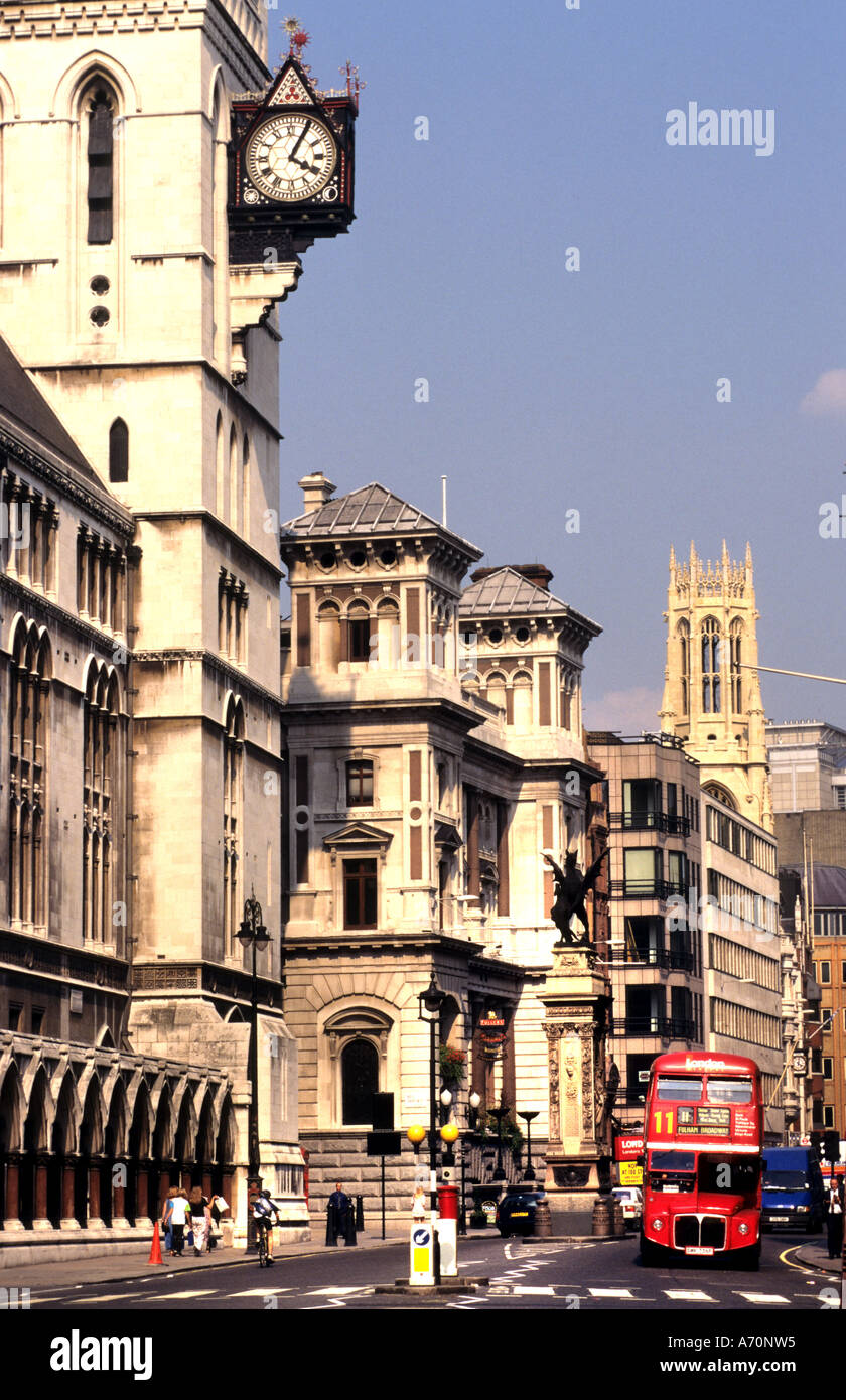 London The Royal Courts of Justice the Law courts Strand Fleet Street ...
