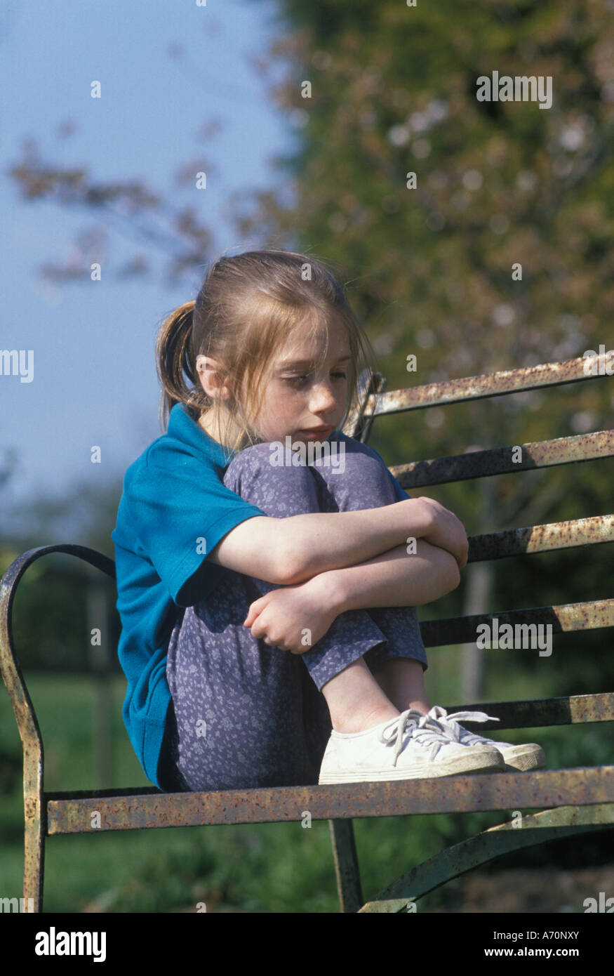 Moody Depressed Child Stock Photo Alamy moody-depressed-child-stock-photo-alamy