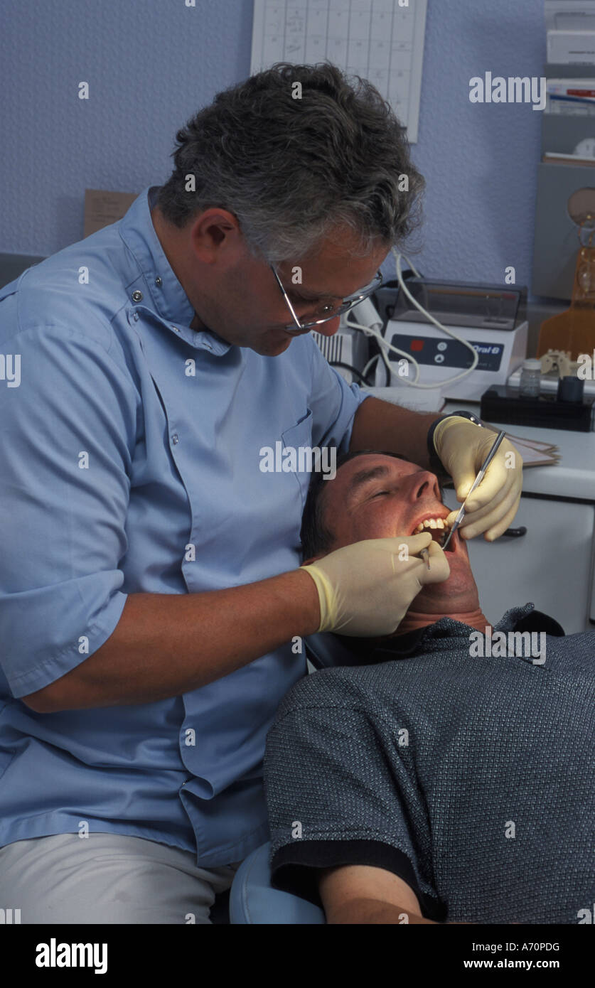 man at the dentist Stock Photo - Alamy