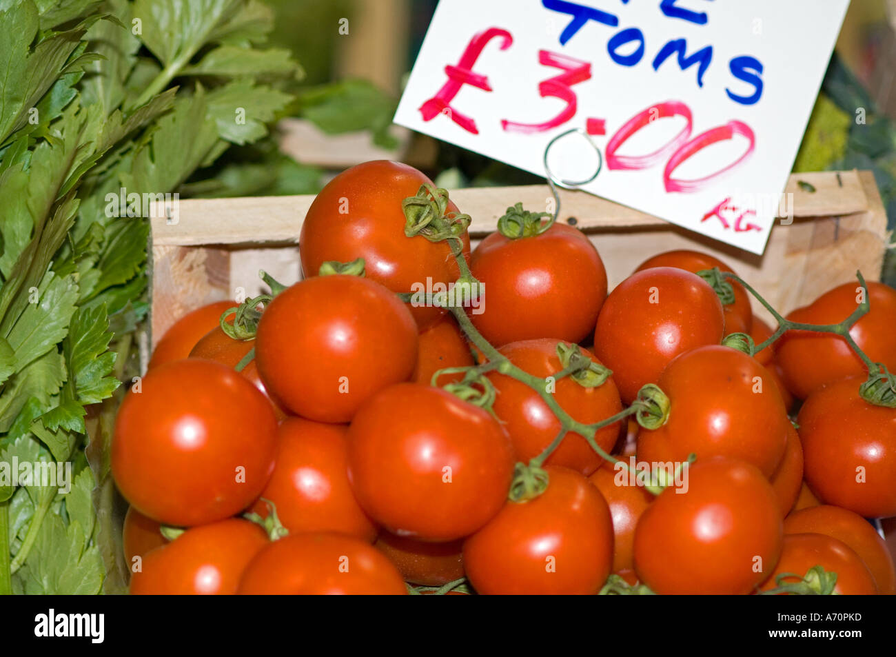 Vegetables with price hi-res stock photography and images - Alamy