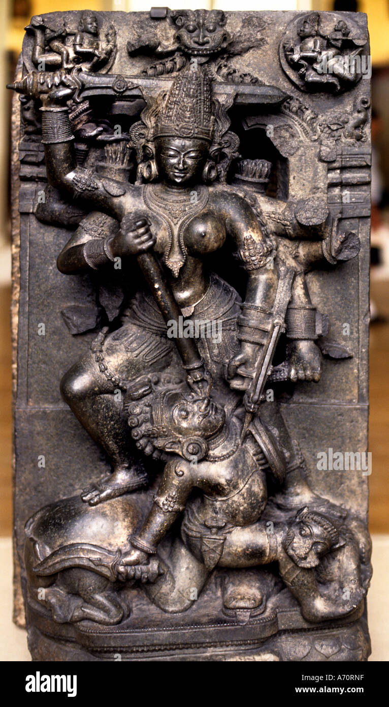 Goddess durga buffalo hi-res stock photography and images - Alamy