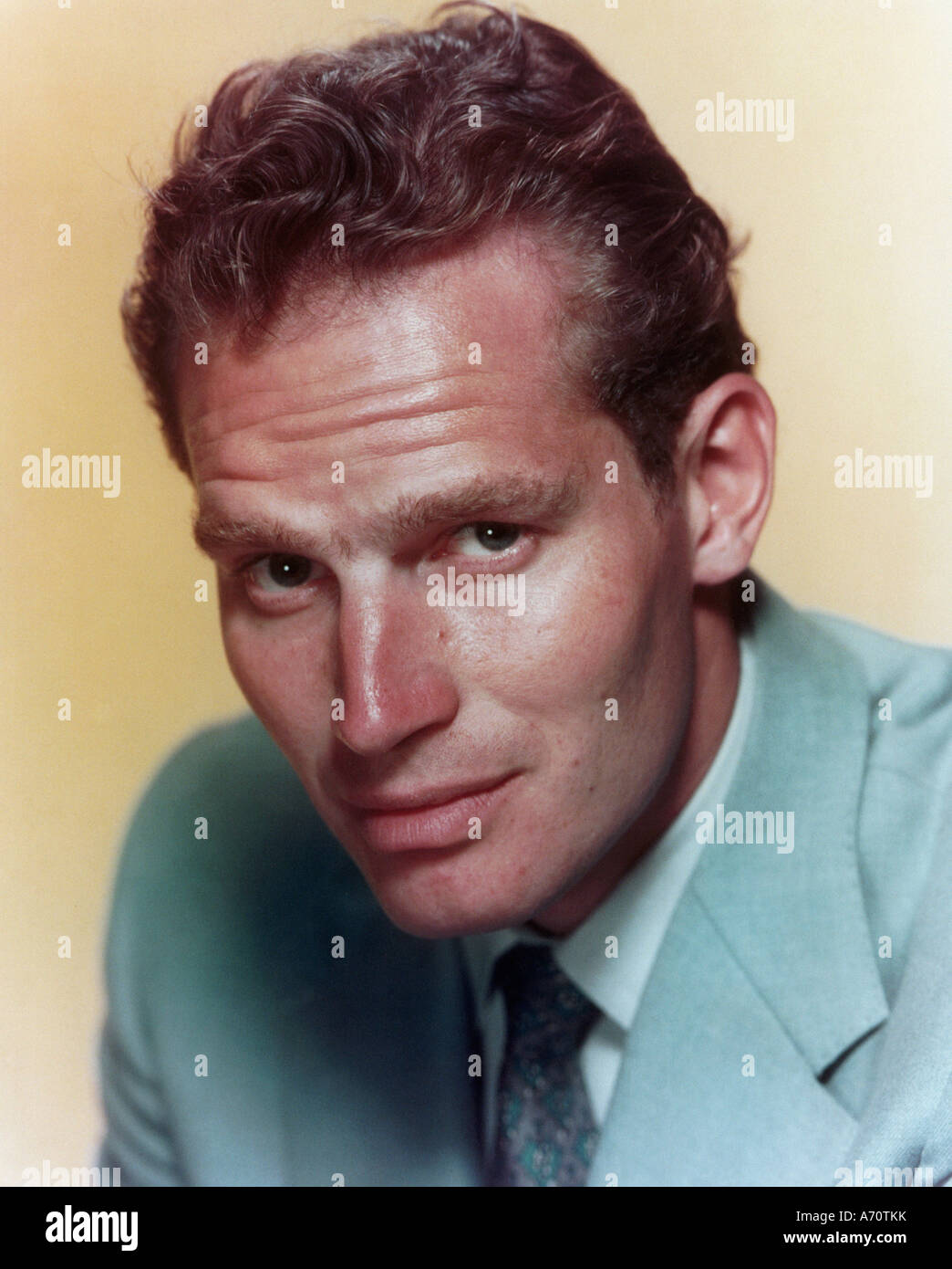 CHARLTON HESTON US film actor Stock Photo - Alamy