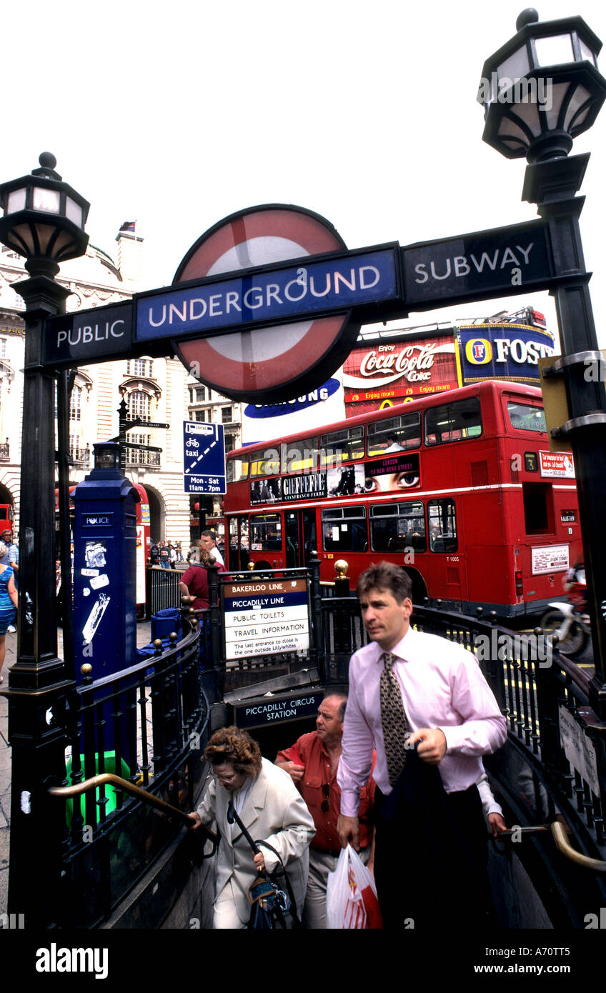 Piccadilly Circus Public Transport Double Decker Bus England Great ...