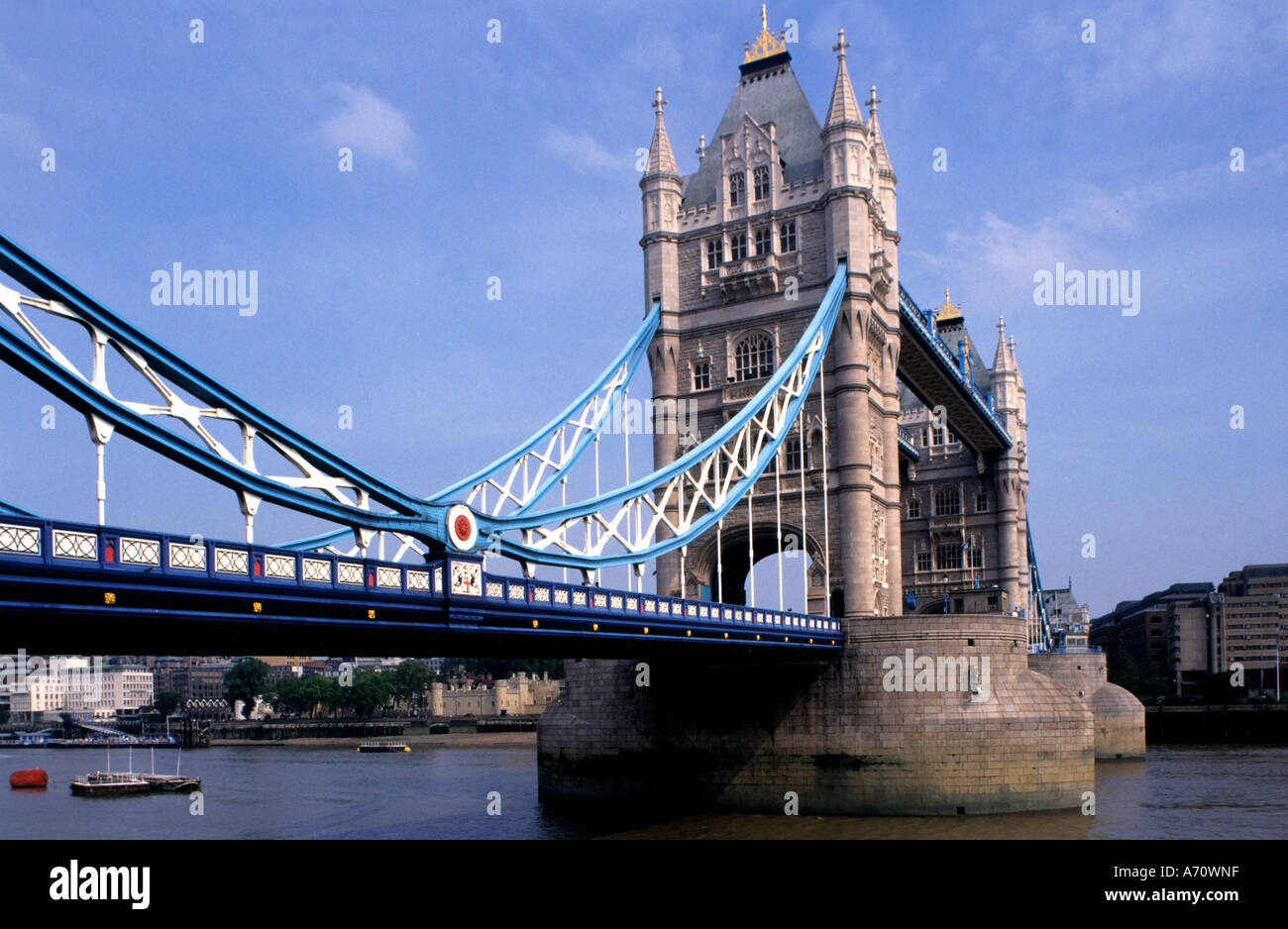 London Thames Tower Bridge United kingdom England Stock Photo - Alamy