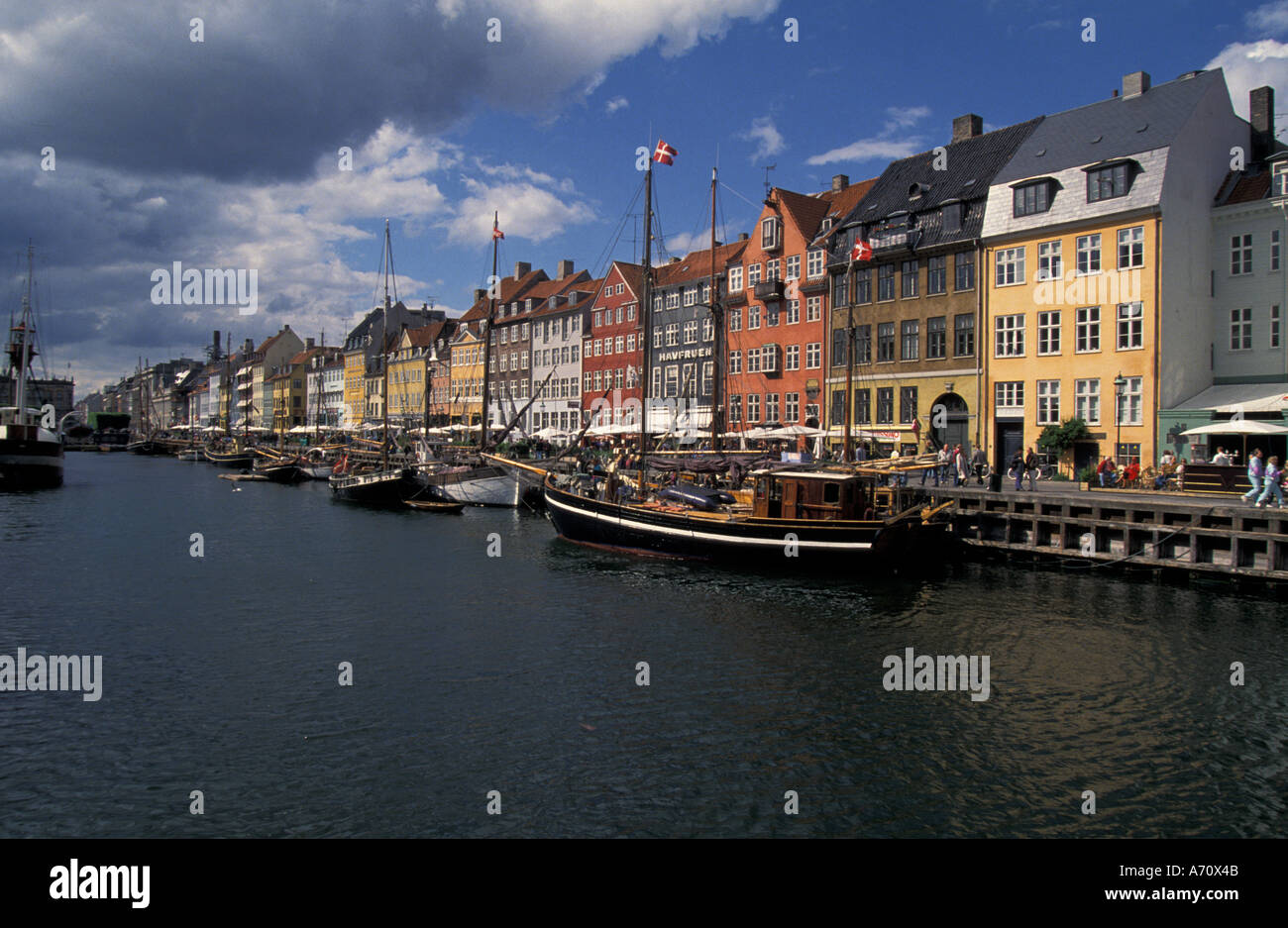 DENMARK, Copenhagen 17th Century Buildings and Port Stock Photo - Alamy