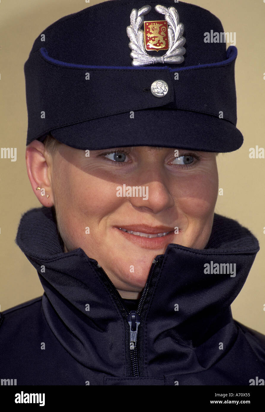 Finland, Helsinki. Female Palace Guard Stock Photo - Alamy