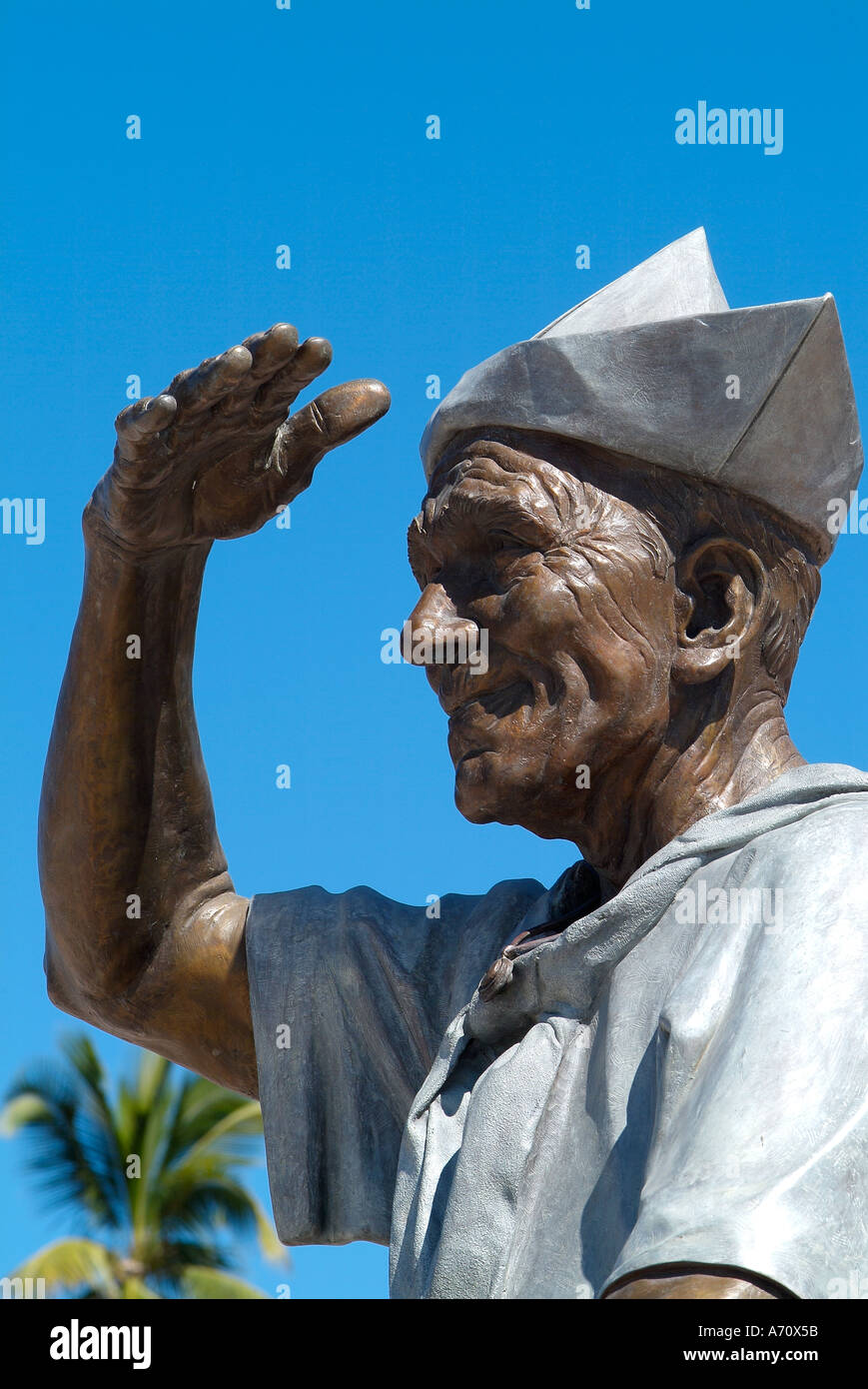 Sailor statue in Lapaz Baja California Stock Photo - Alamy