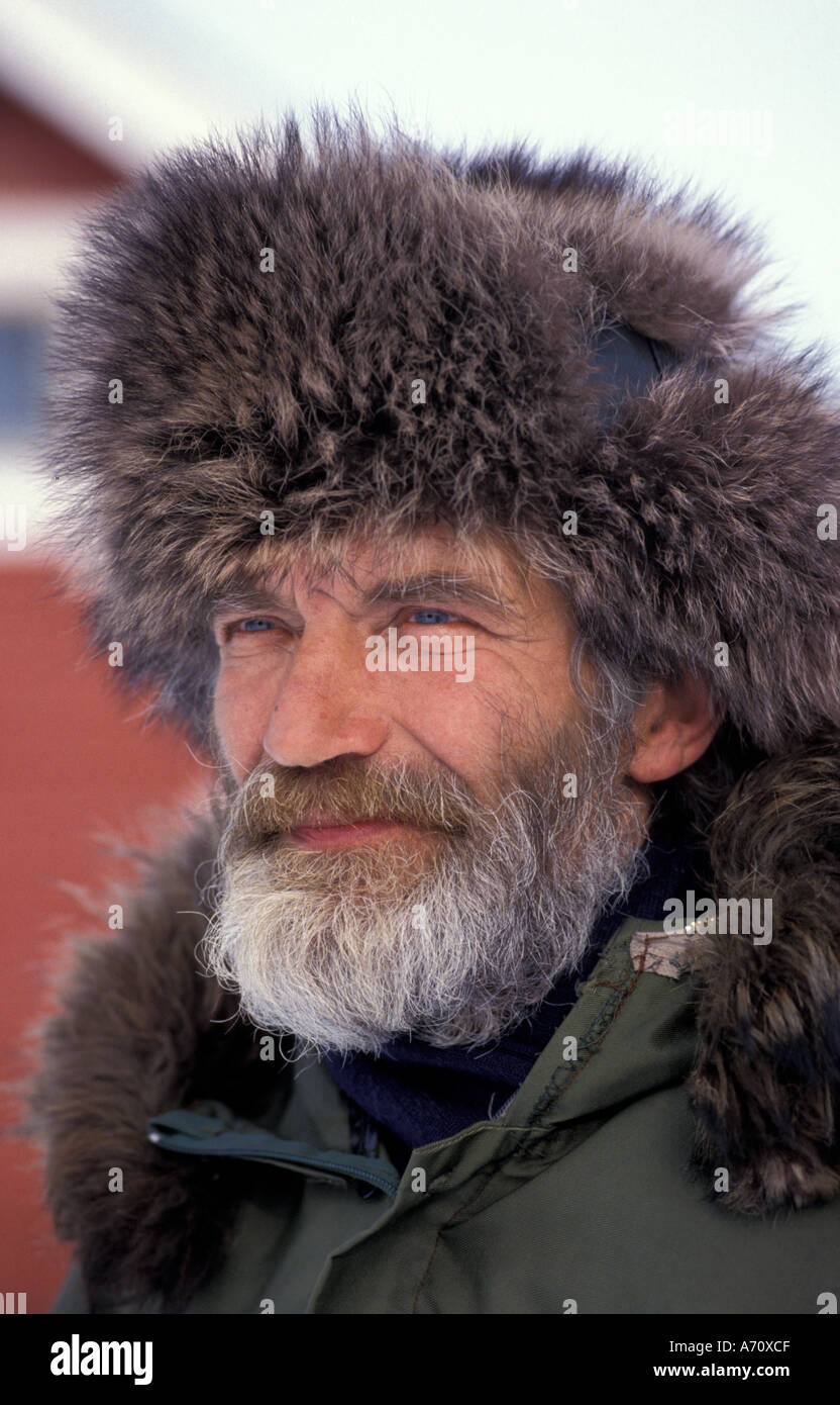 Europe, Finland, Lappland, Lapp sled dog musher Stock Photo - Alamy