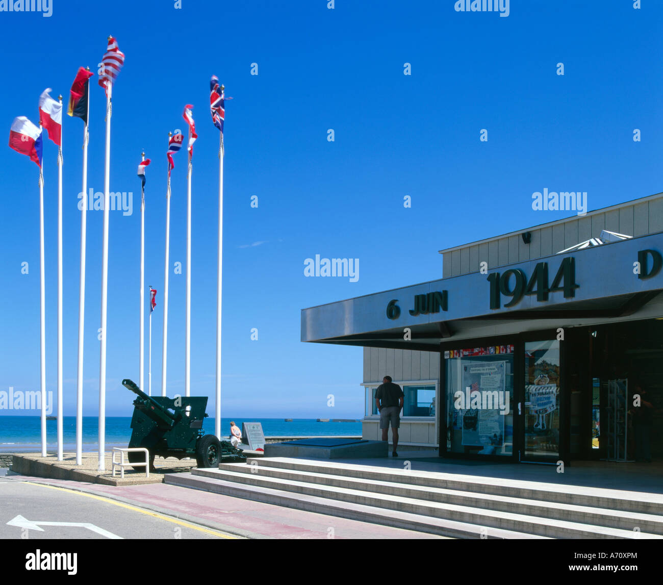 D Day Museum Arromanches les Bains Normandy France Stock Photo - Alamy