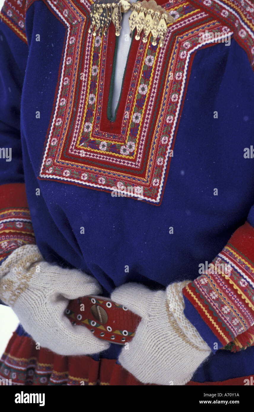 Europe, Finland, Lappland. Lapp costume Stock Photo - Alamy