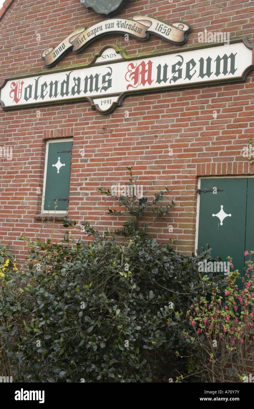 Volendam museum building North Holland Stock Photo - Alamy