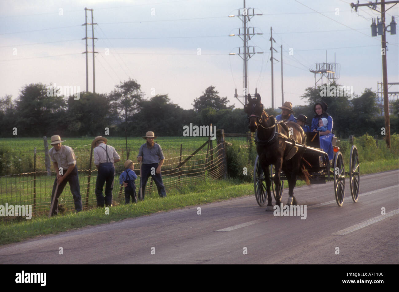Mennonite men hi-res stock photography and images - Alamy