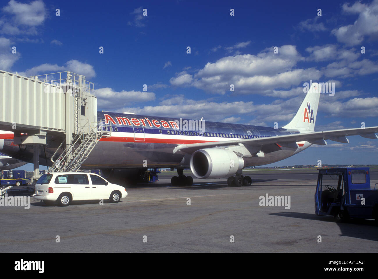 American airlines boston logan hi-res stock photography and images - Alamy