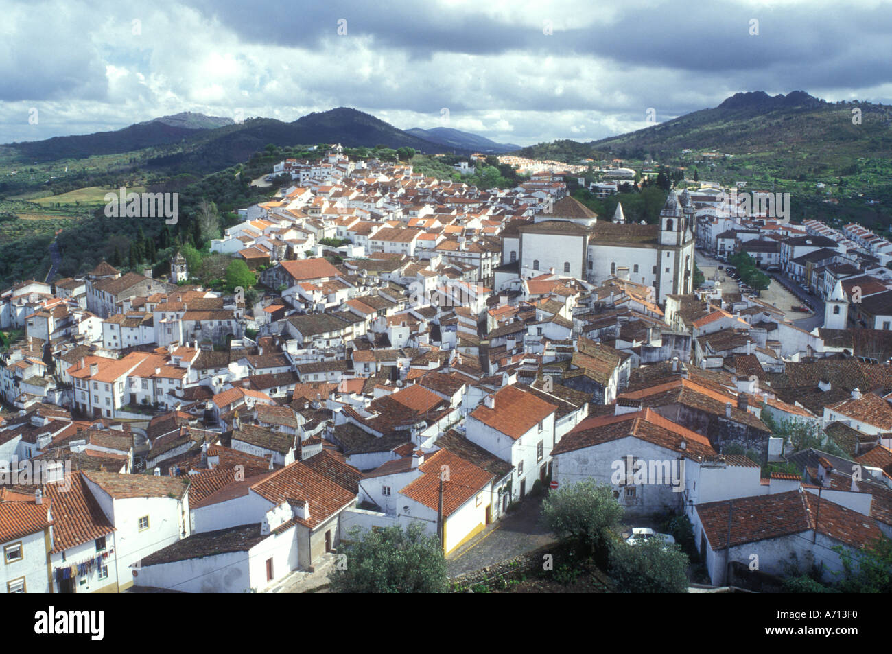 AJ0869, Europe, Portugal, Castelo de Vide Stock Photo - Alamy