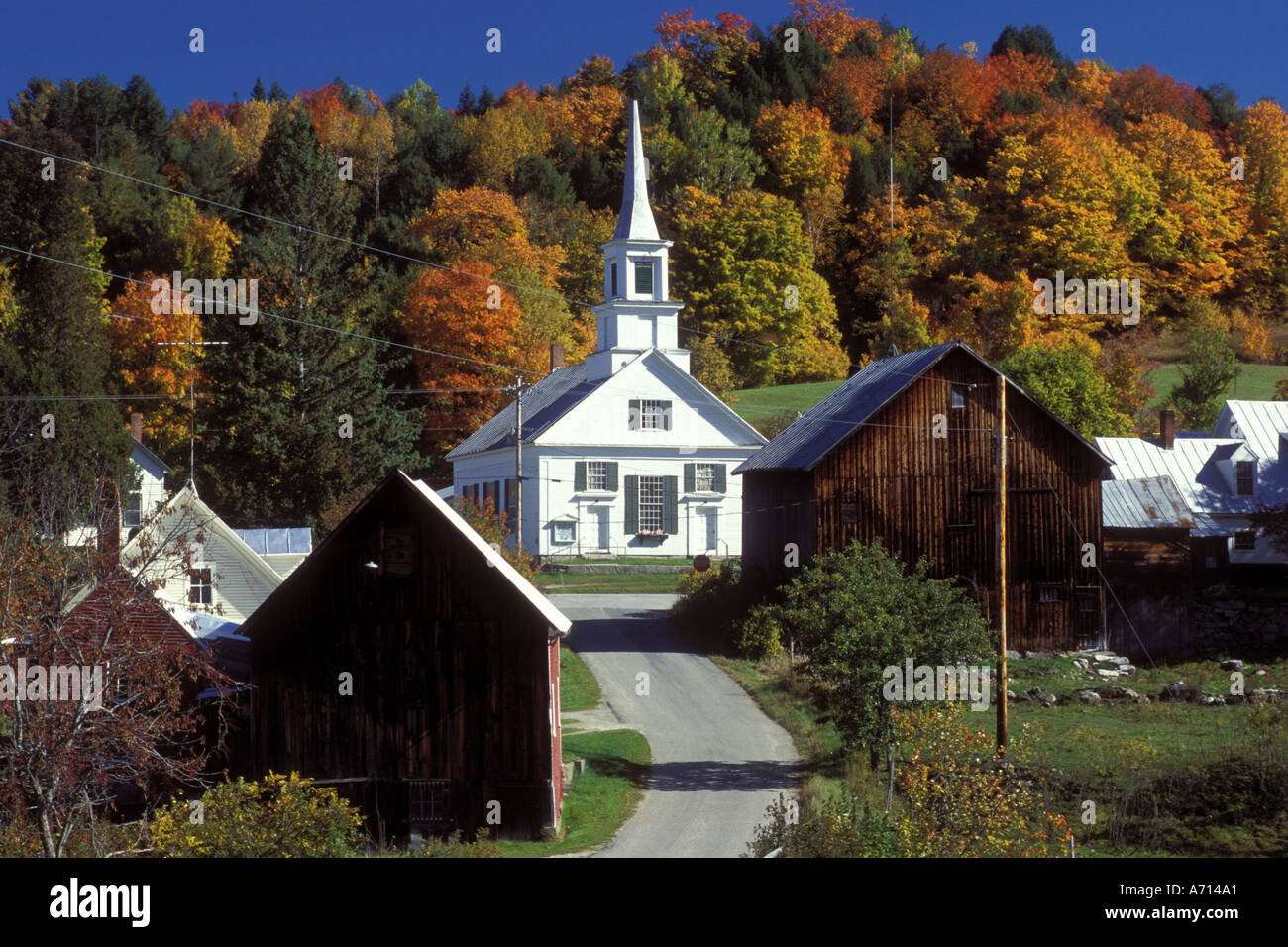 Village of waits river in vermont hi-res stock photography and images ...