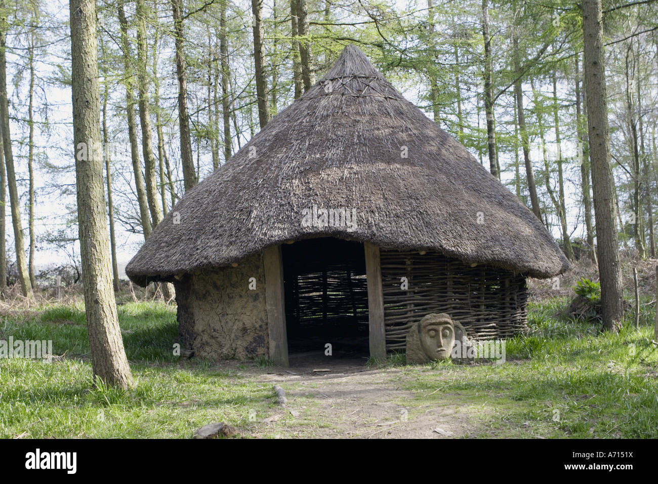 Iron age roundhouse hi-res stock photography and images - Alamy