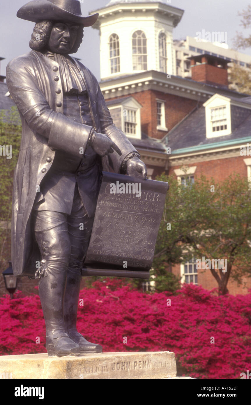 William penn statue philadelphia pennsylvania hi-res stock photography ...