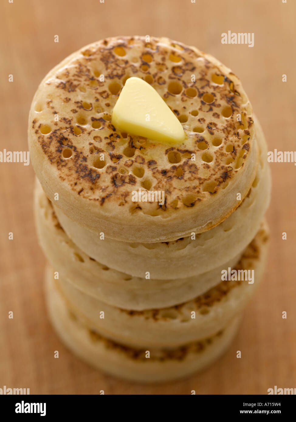Crumpets With Butter High Resolution Stock Photography and Images - Alamy