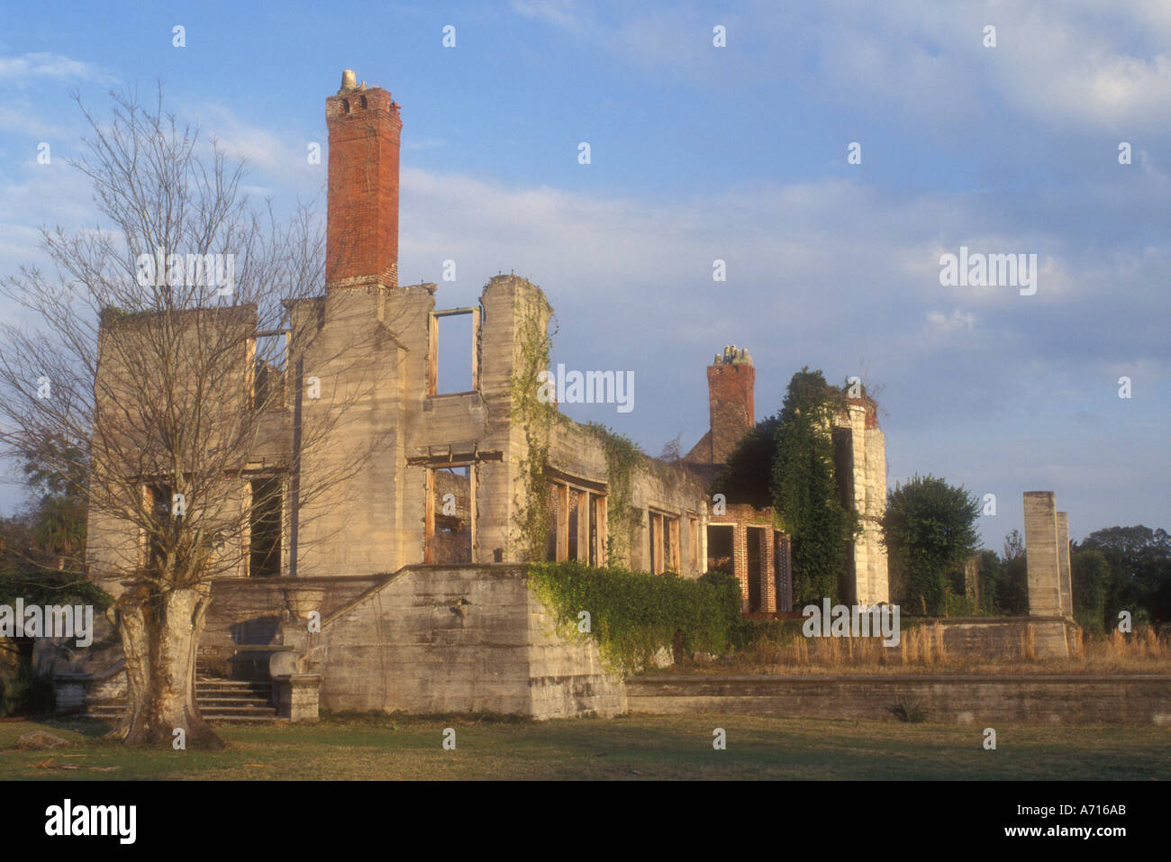 Dungeness Ruins Cumberland Island National High Resolution Stock ...