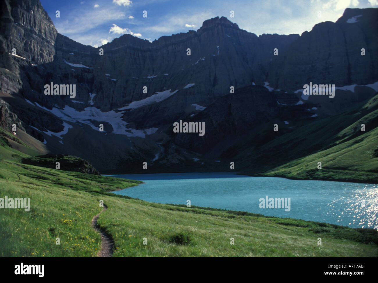 Cracker lake glacier national park hi-res stock photography and images ...