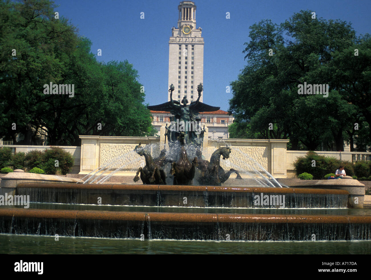 Littlefield fountain austin hi-res stock photography and images - Alamy