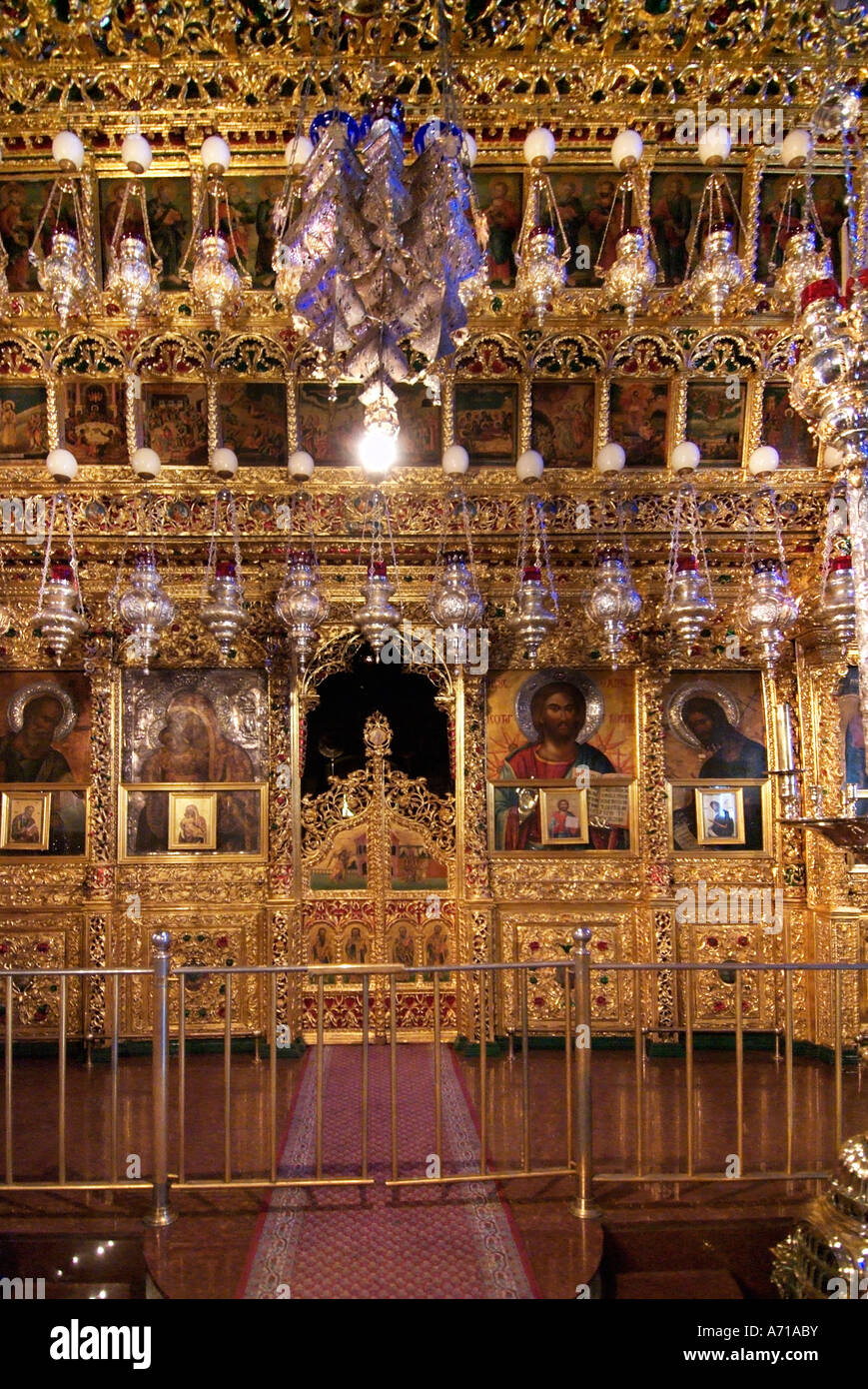 Kykkos monastery monastic Greek orthodox religion Christian Christ ...