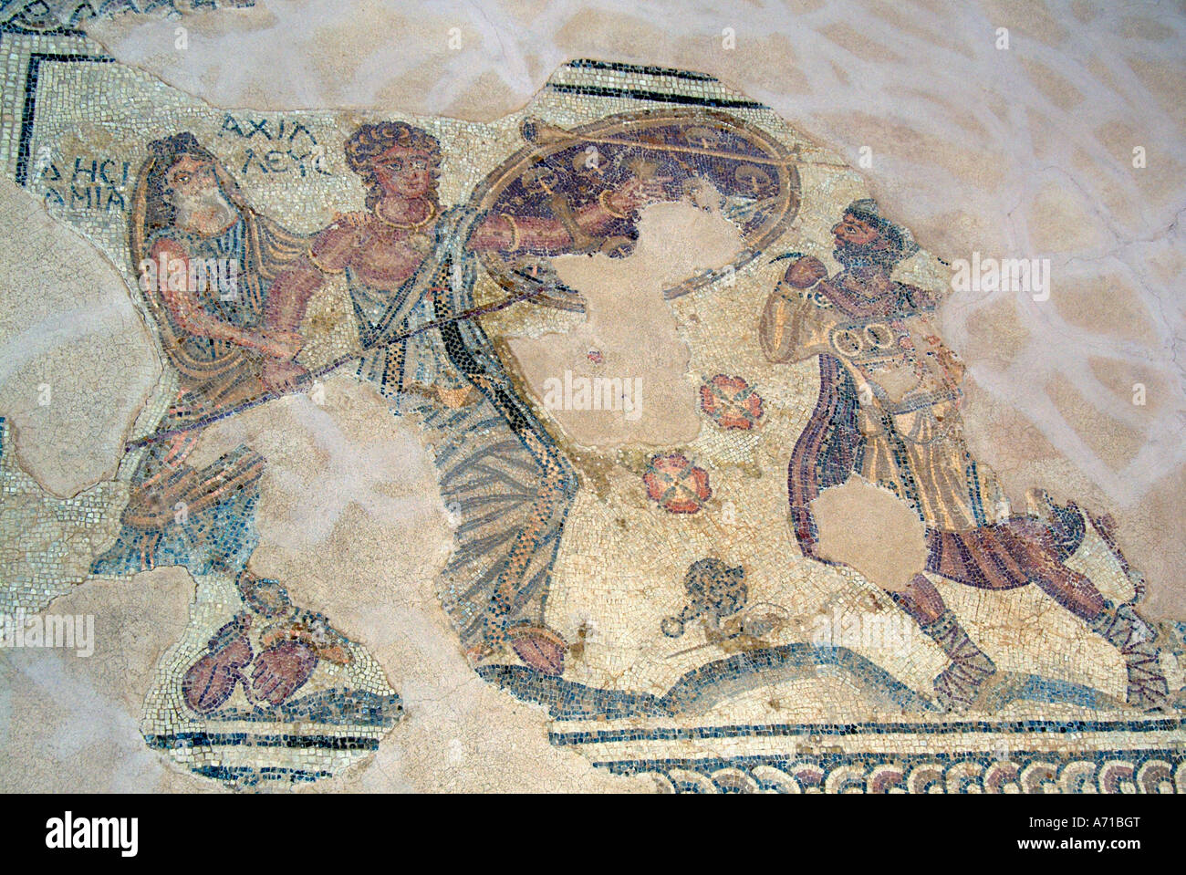 Paphos mosaic pafos roman archeology archeological site excavation ...