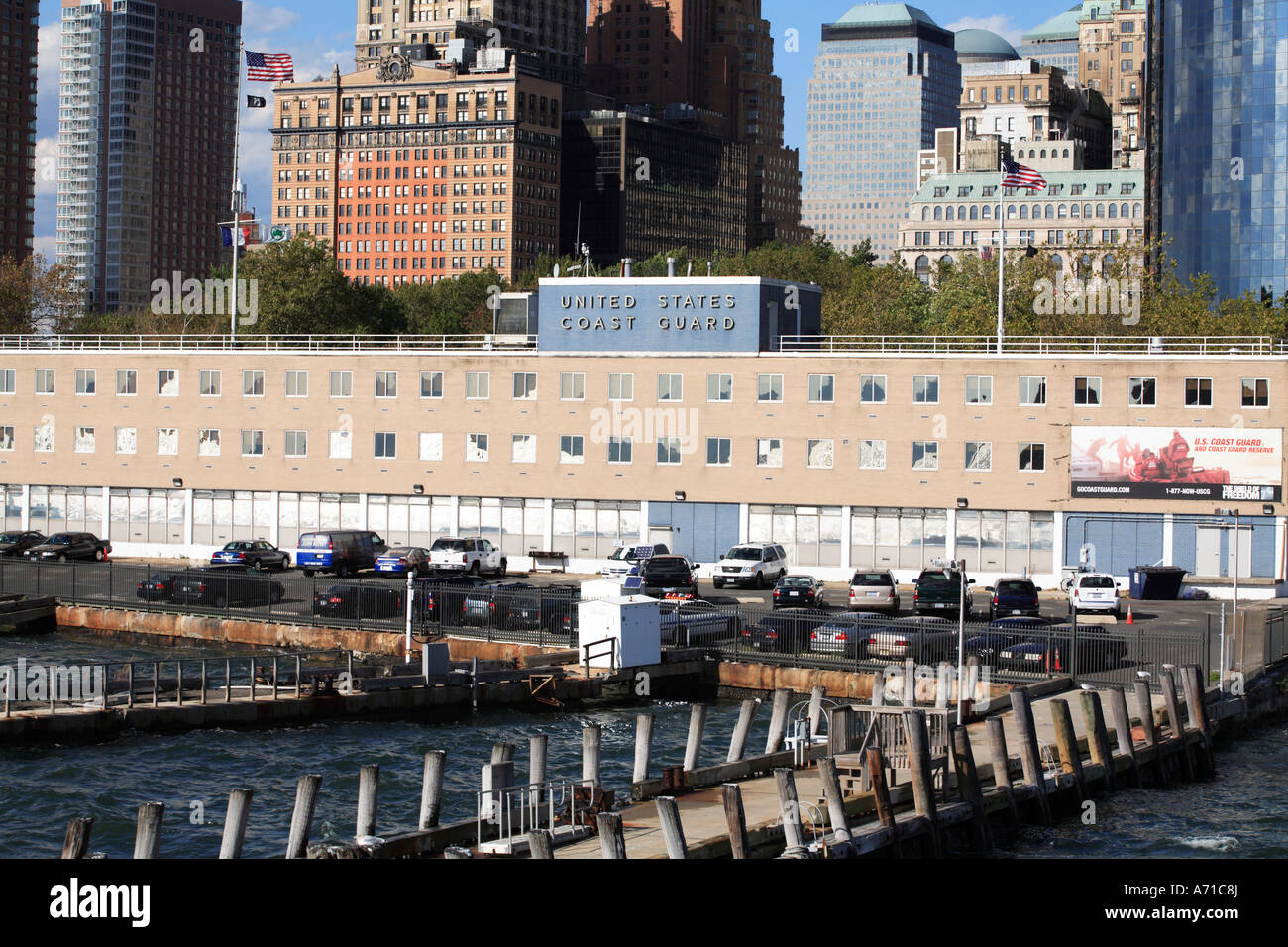 United States Coast Guard Lower Manhattan Harbor New York City USA ...