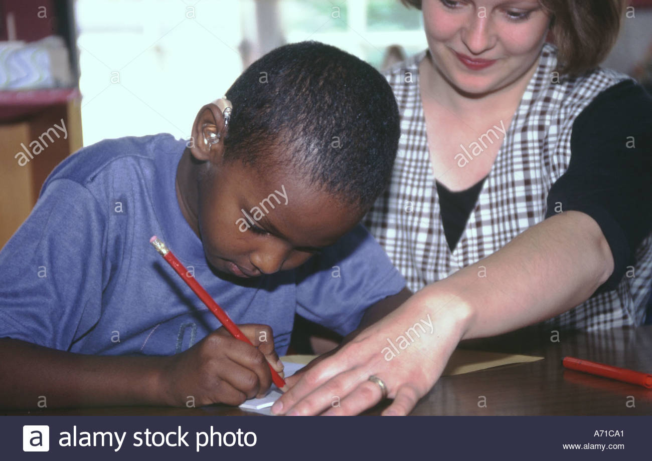 Teacher Deaf Children Stock Photos & Teacher Deaf Children Stock Images ...