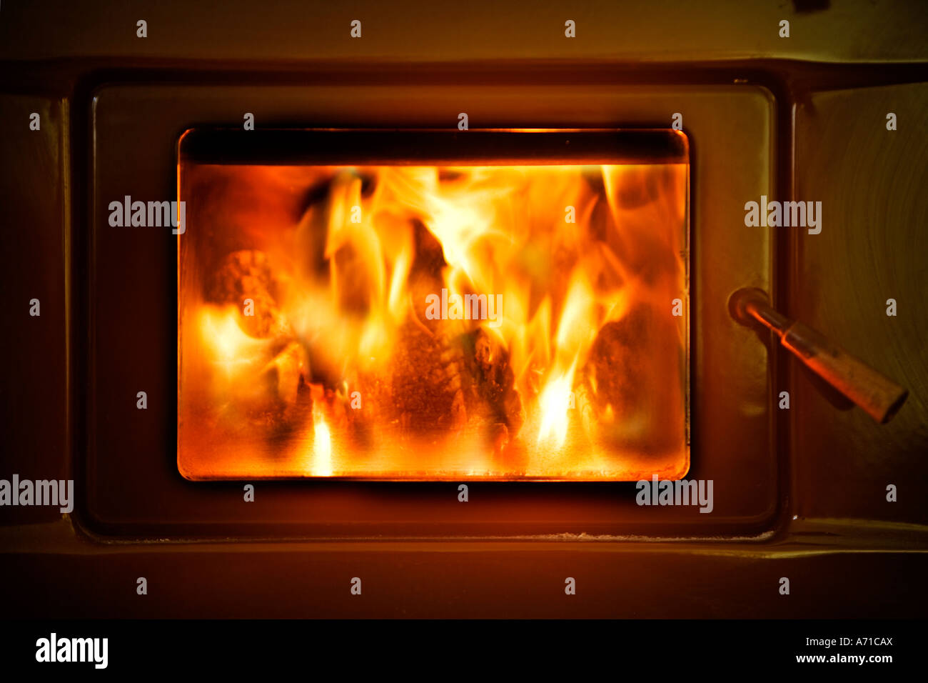 Roaring Fireplace Fire High Resolution Stock Photography and Images - Alamy