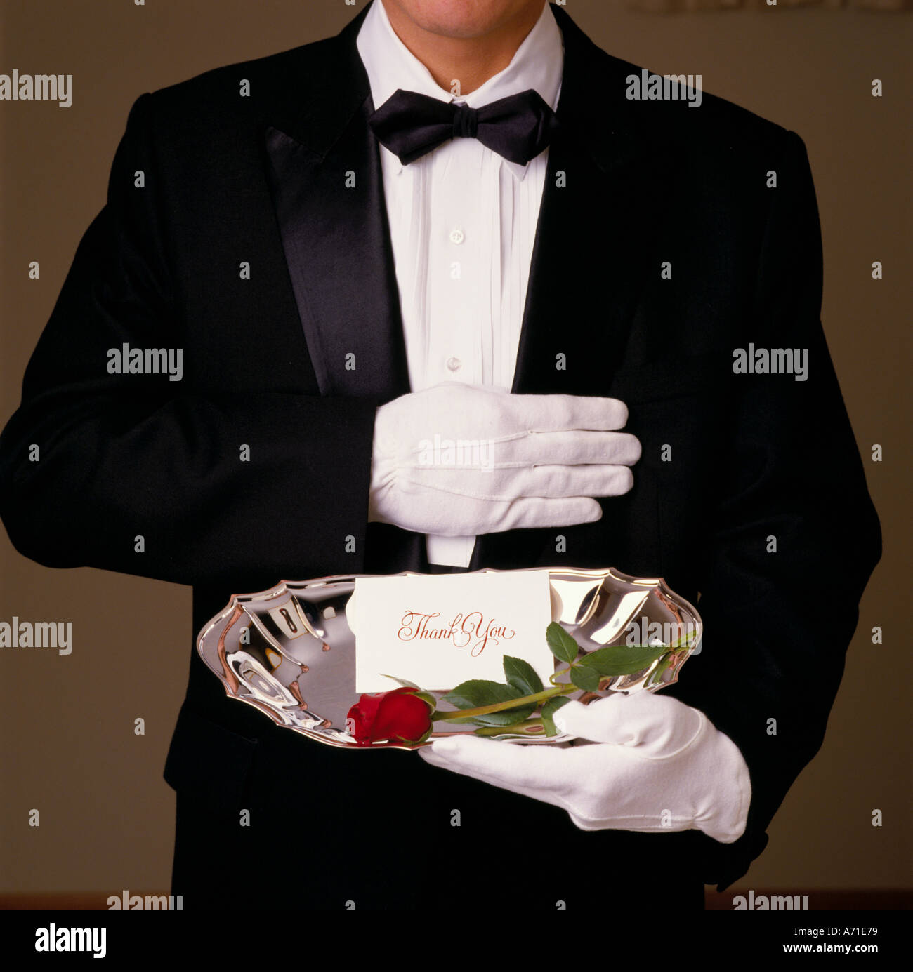 Butler plate hi-res stock photography and images - Alamy