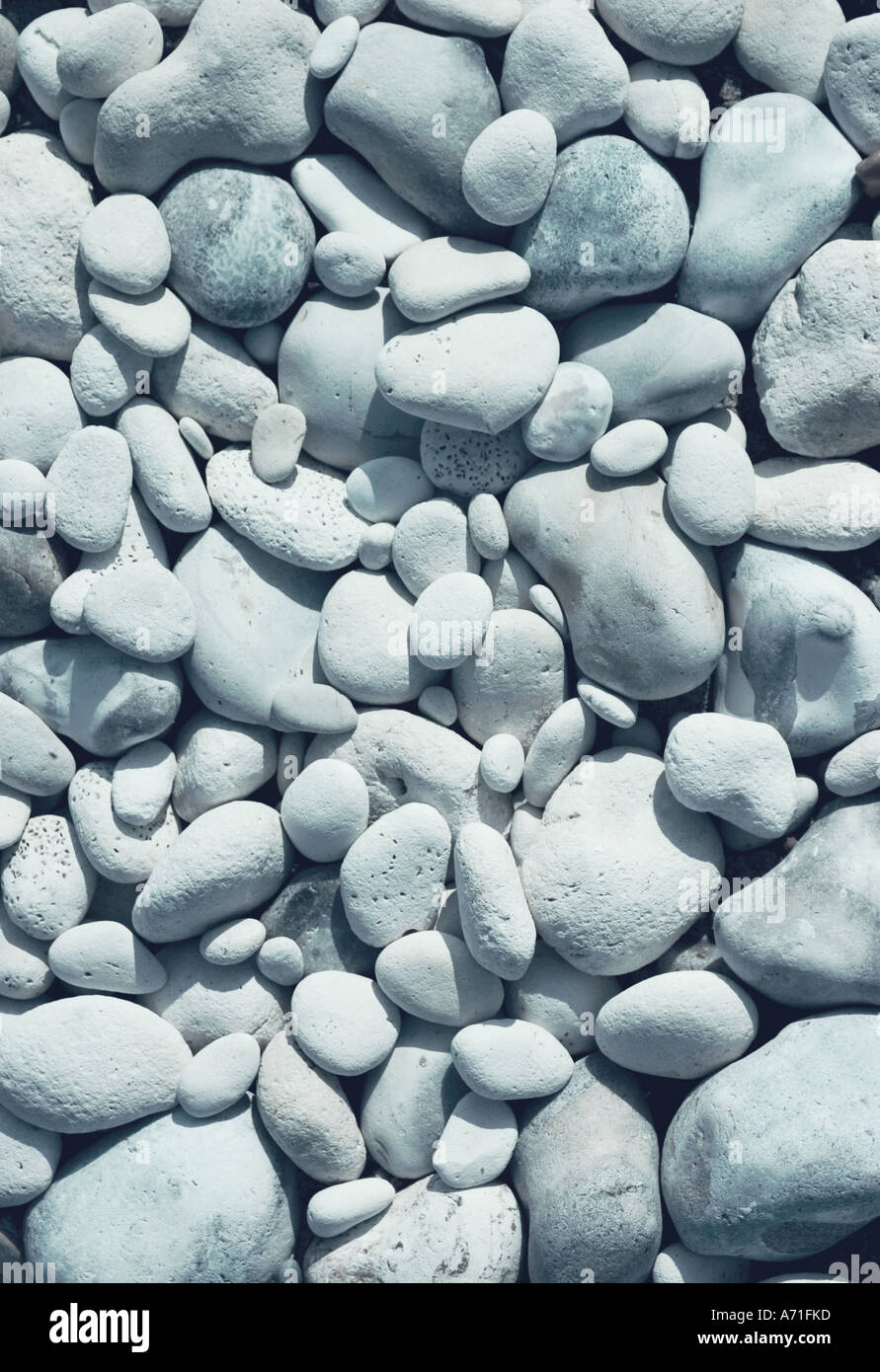 Full bleed shot of white pebbles shot on a British beach Stock Photo ...