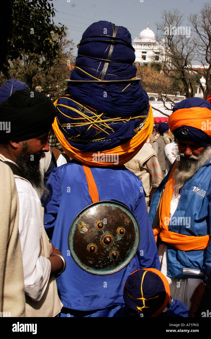 Nihang warrior turban hi-res stock photography and images - Alamy
