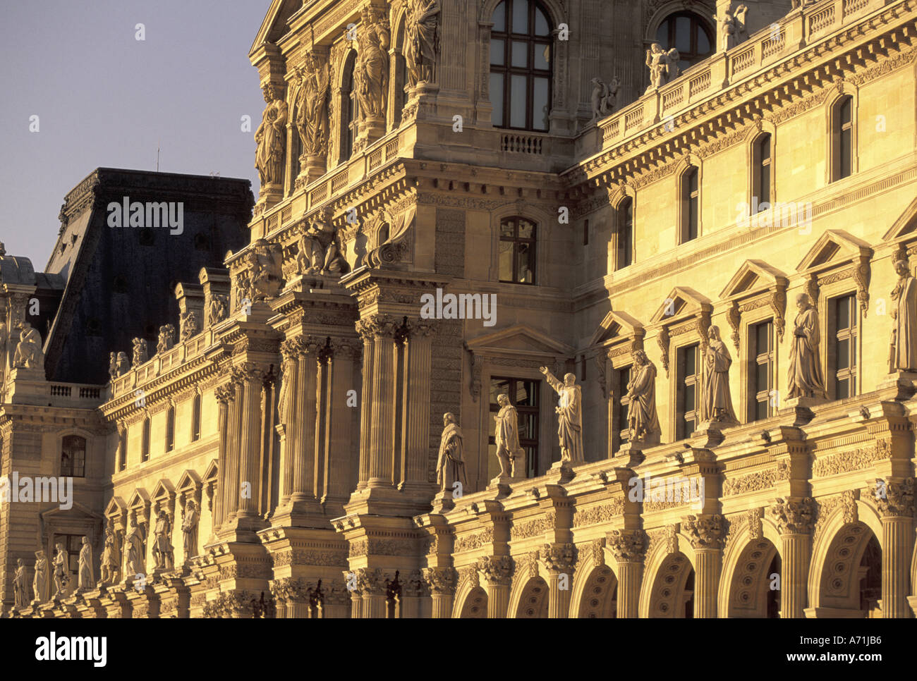 FRANCE, Paris The Louvre Details Stock Photo - Alamy