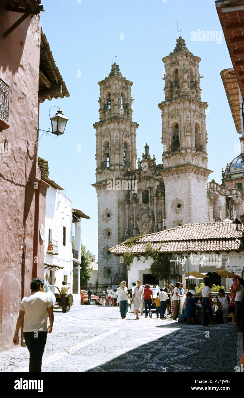 geography / travel, Mexico, Taxco, church, cathedral of Santa Prisca ...