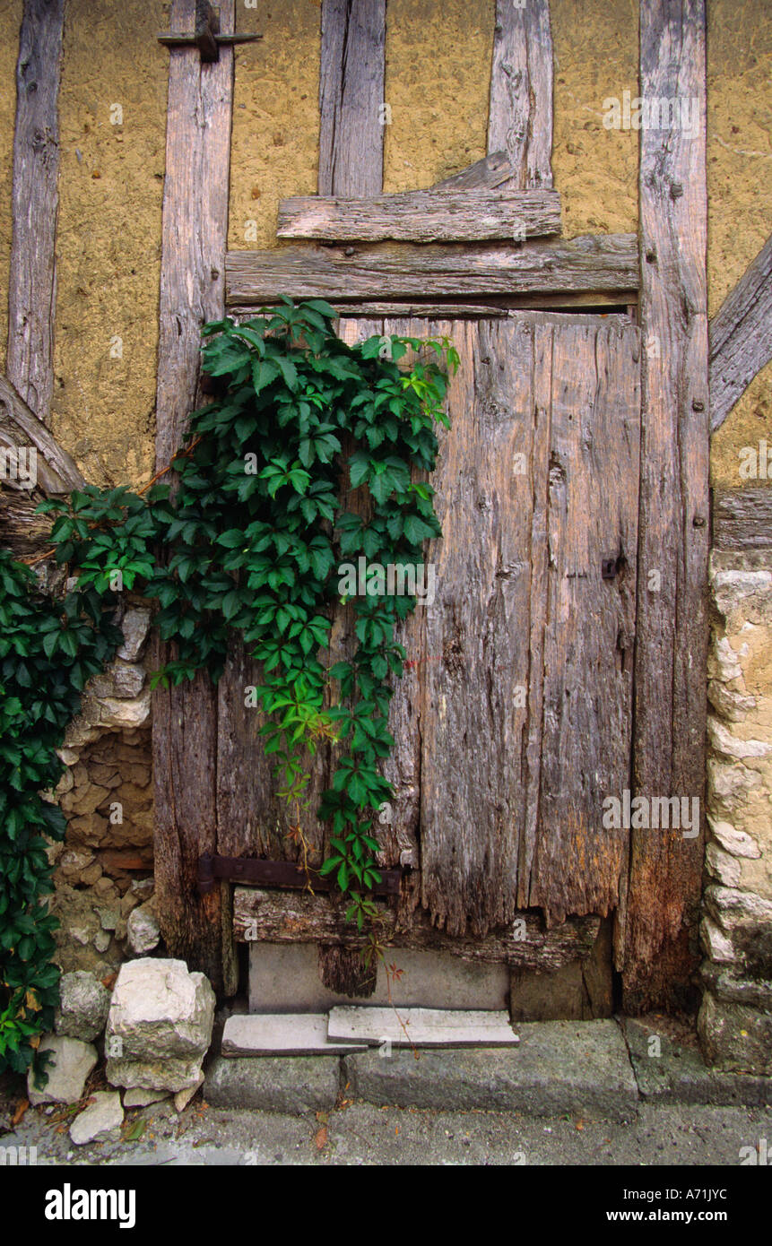 Colombage. France, Dordogne Valley, Perigord, Aquitaine architecture ...