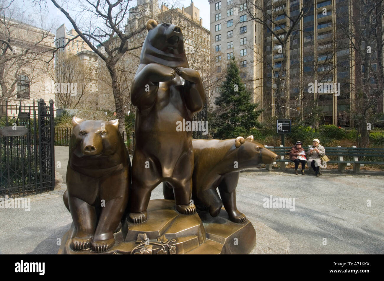 Manship Statue in Central Park Stock Photo - Alamy
