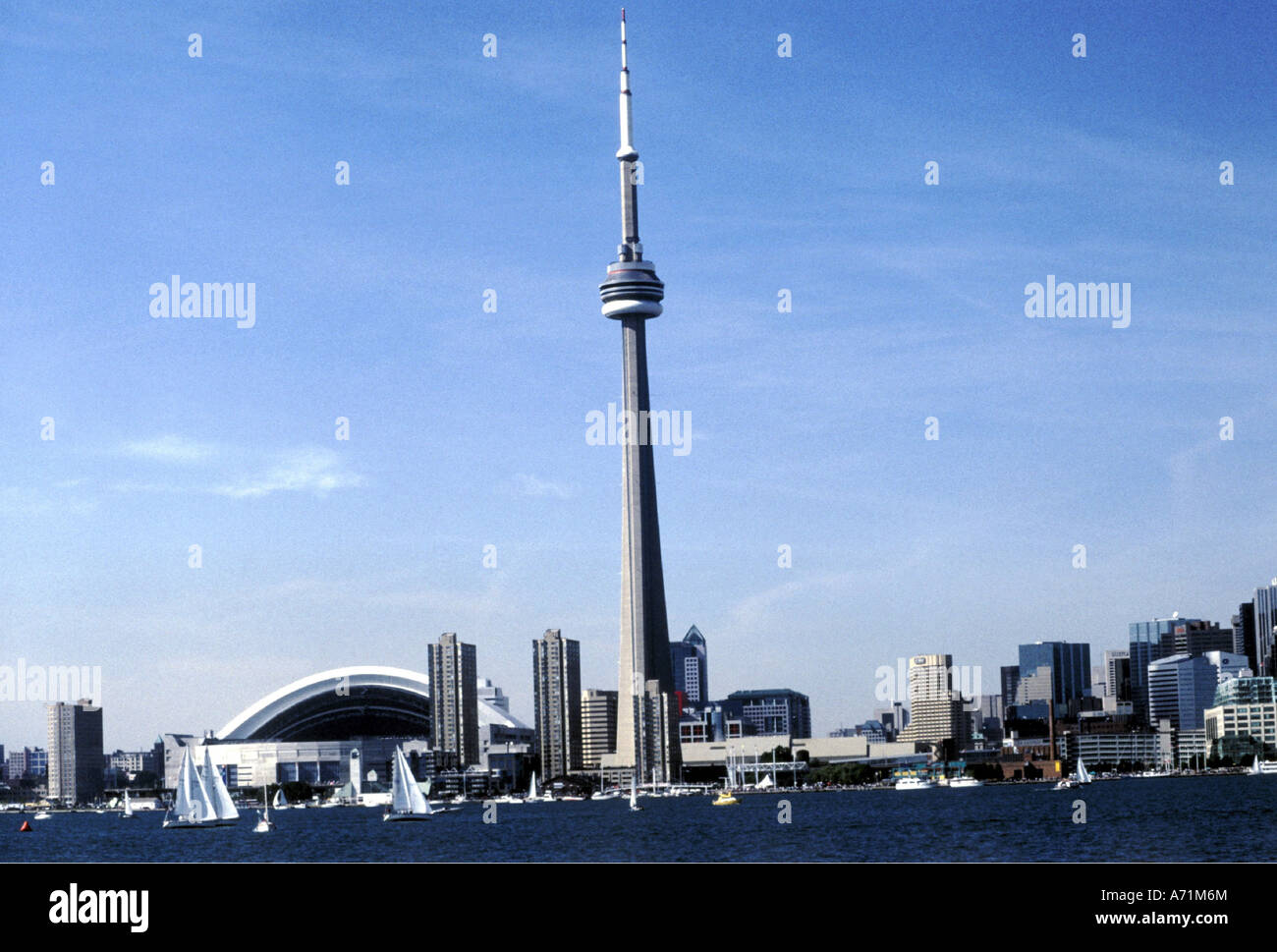 geography / travel, Canada, Toronto, skyline, CN tower Stock Photo - Alamy