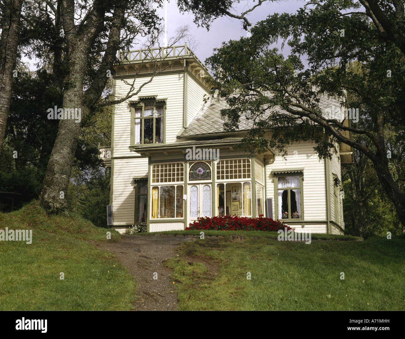 Edvard grieg house hi-res stock photography and images - Alamy