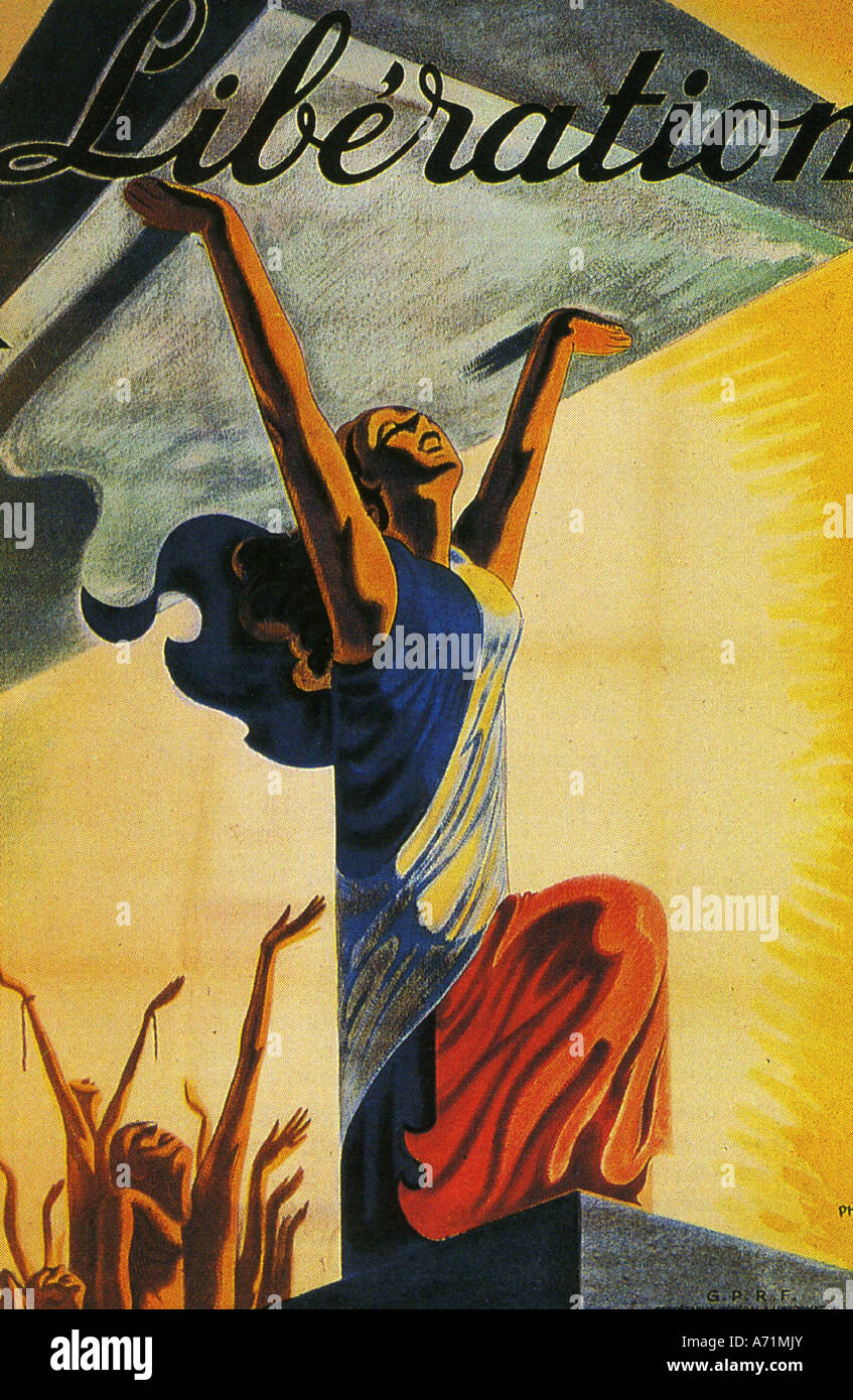 German propaganda poster wwii france hi-res stock photography and ...