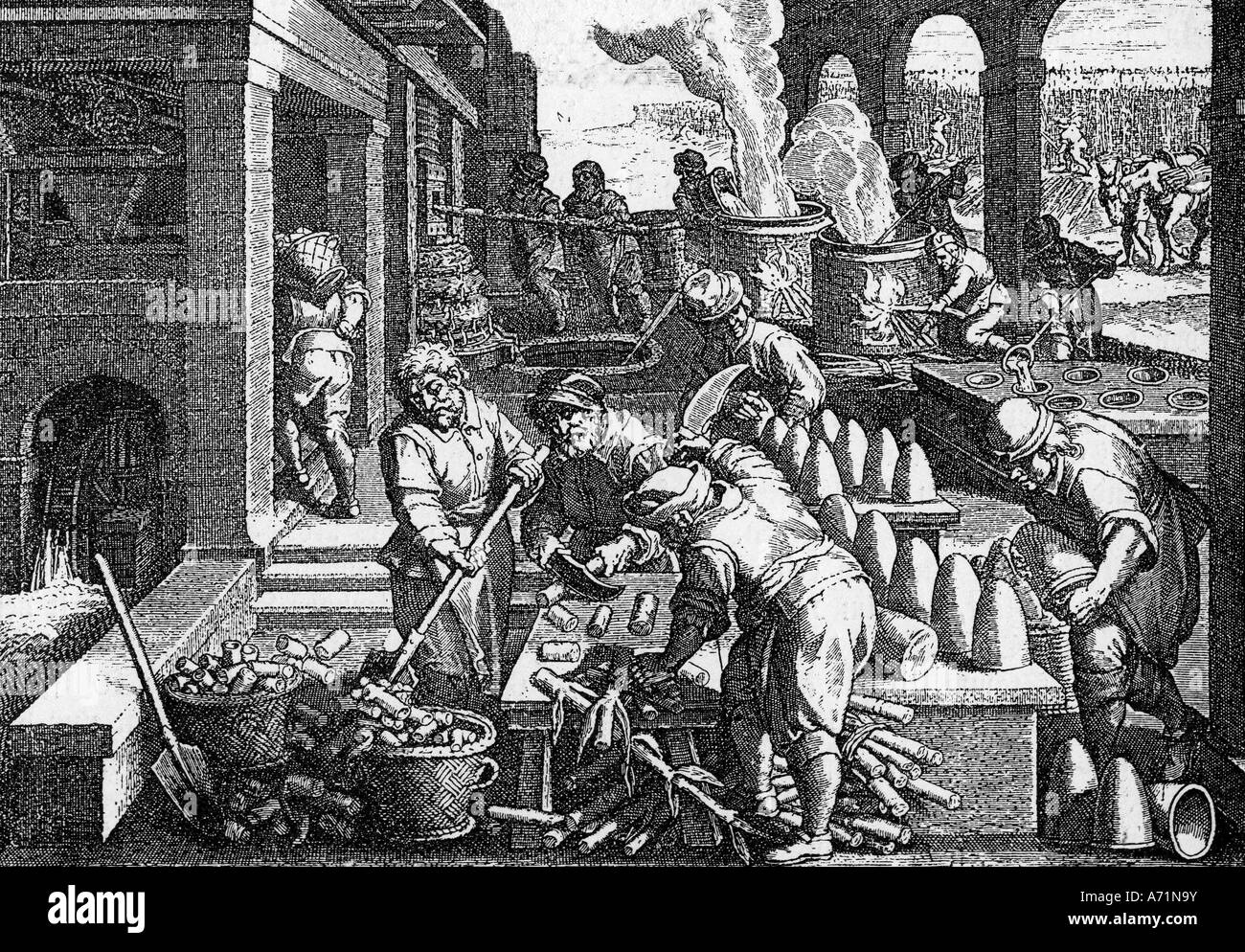 Boiling sugar engraving hi-res stock photography and images - Alamy